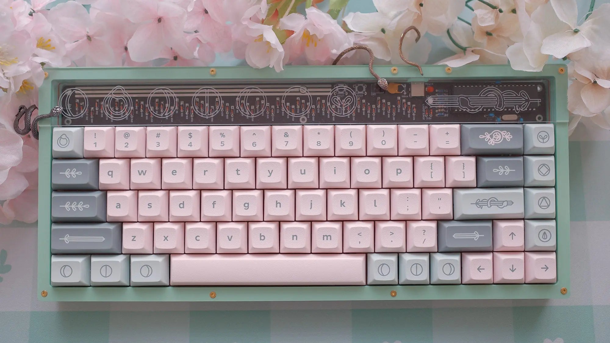 DSA Witch Girl Keycaps by Mintlodica® Bring joy to your workspace!