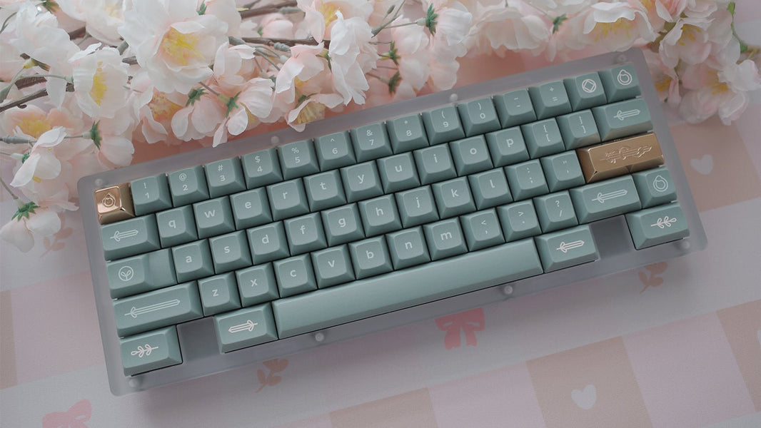 DSA Witch Girl Keycaps by Mintlodica® Bring joy to your workspace!