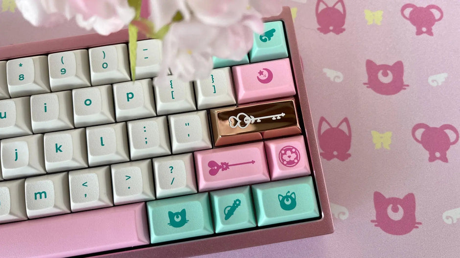 DSA Magic Girl Keycaps by Mintlodica® Bring joy to your workspace!