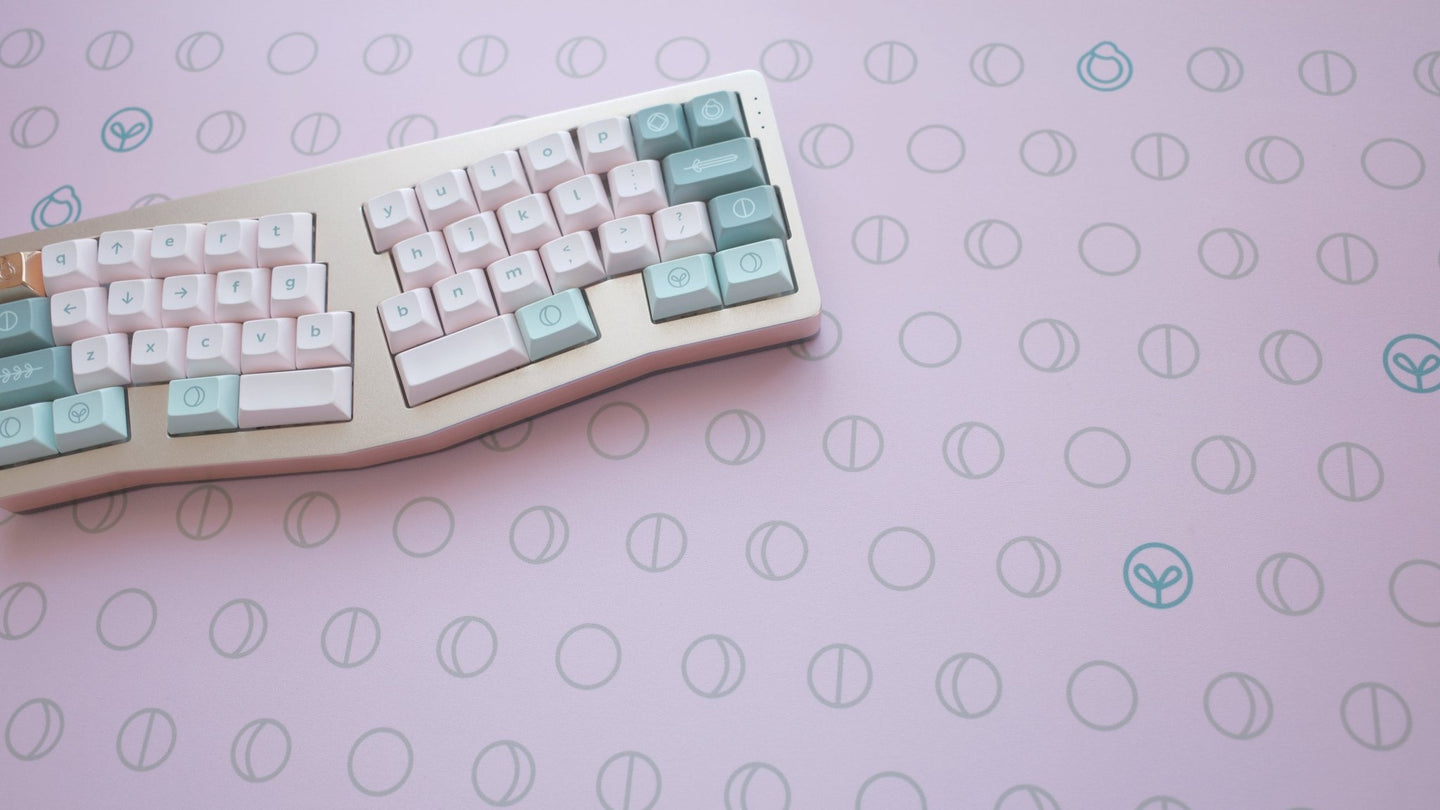 Witch Girl 'Blush Moons' Deskmats by Mintlodica® Bring joy to your workspace!