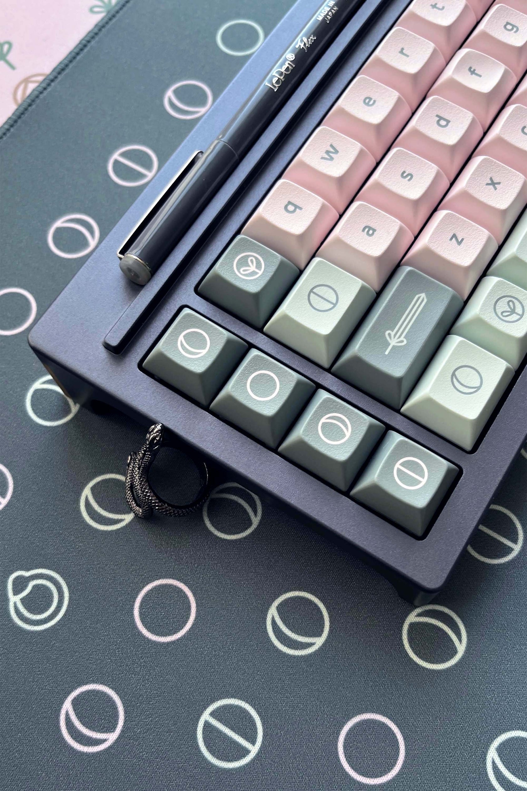 Witch Girl 'Moon Phases' Deskmats by Mintlodica® Bring joy to your workspace!