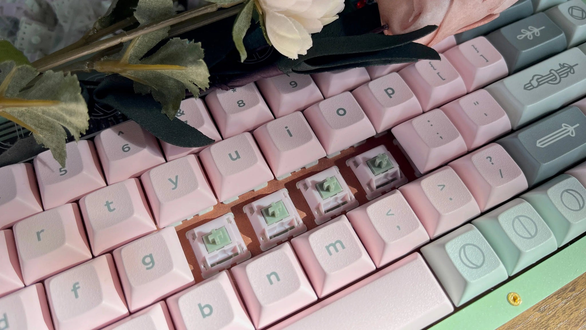 Witch Girl Tactile Switches by Mintlodica® Bring joy to your workspace!